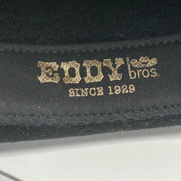 Eddy Bros | Accessories | Eddy Bros Stormy Black Wool Packable Cowboy ...